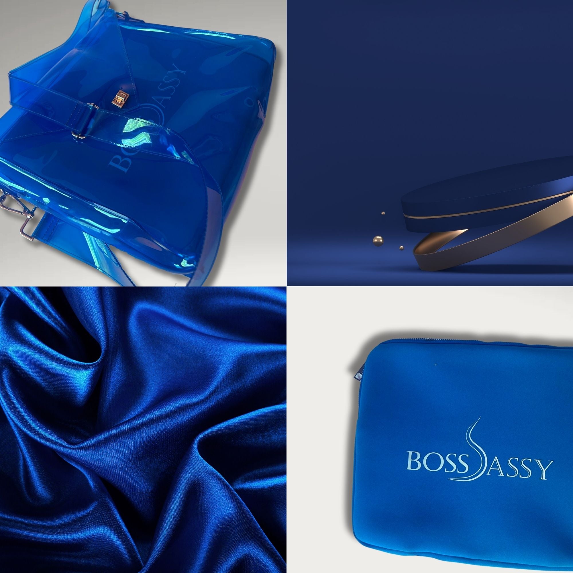 Boss Sassy Blue Laptop Bag with Matching Neoprene Sleeve – Boss Sassy Tech Accessories
